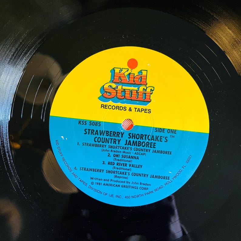 Strawberry Shortcake’s Country Jamboree | 1981 Vintage Kids Vinyl ...