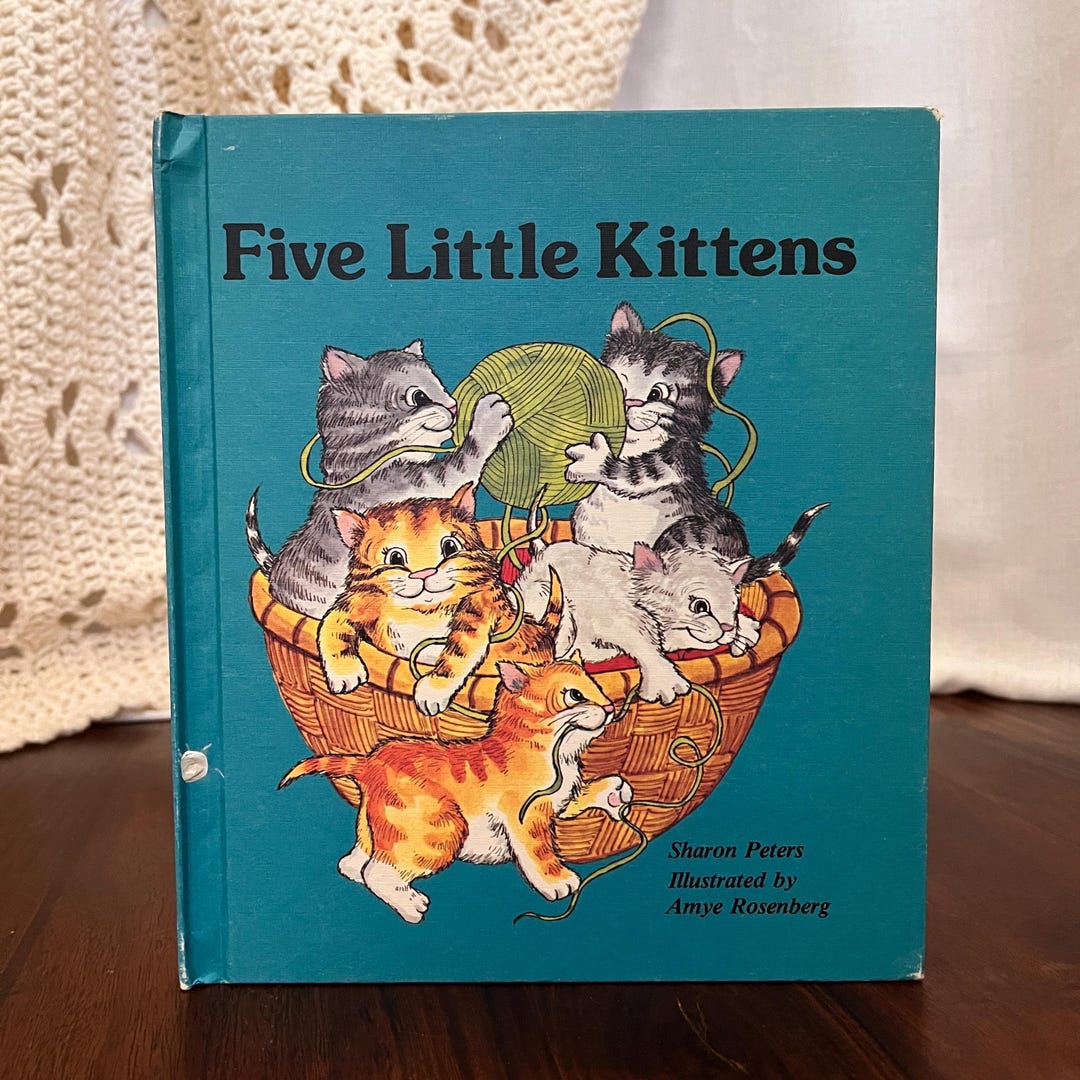Five Little Kittens | Vintage 1981 Children’s Picture Book - Etsy