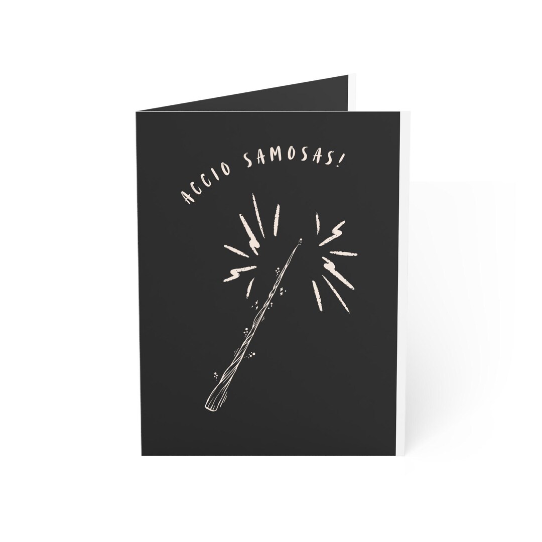 Accio Samosas! Invitation Card | Minimalist Design - Etsy