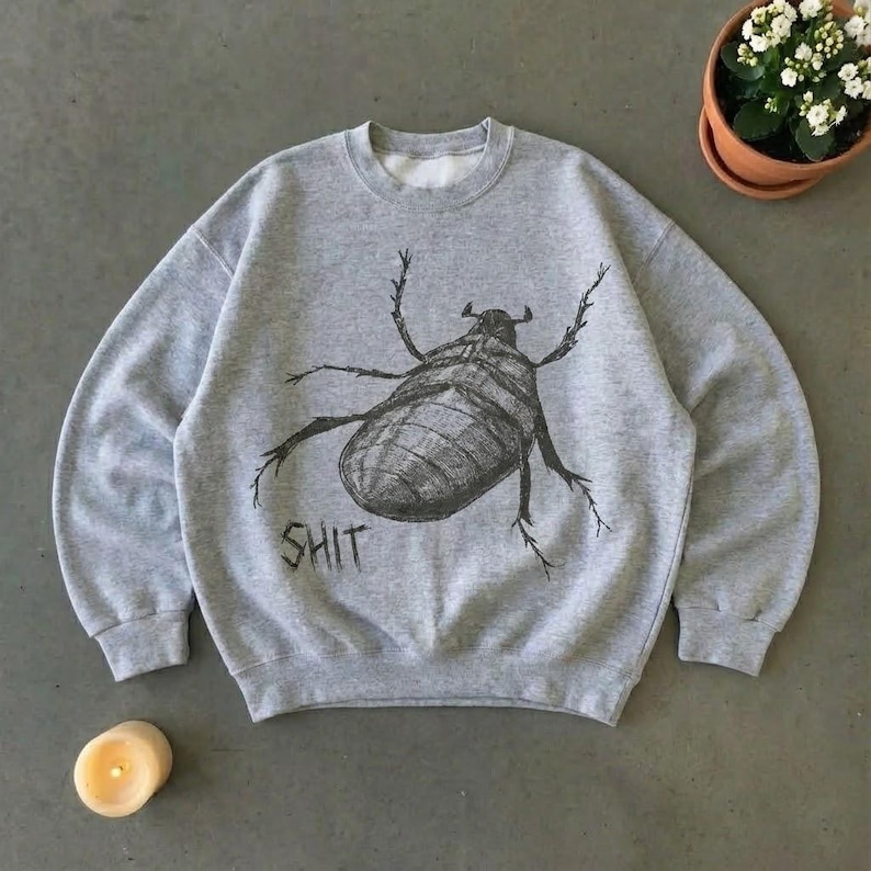 Cockroach Meme Sweatshirt, Kafka Metamorphosis Crewneck - Etsy