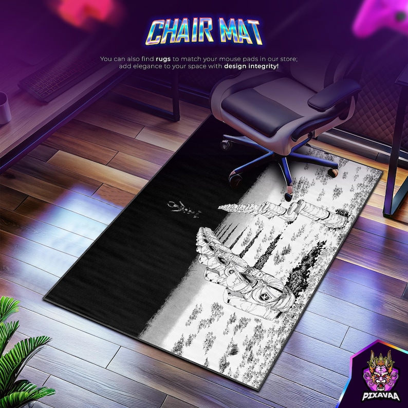 Chainsaw Man Manga Panel Mouse Pad - Dark Devil Hunter Art Desk Mat ...