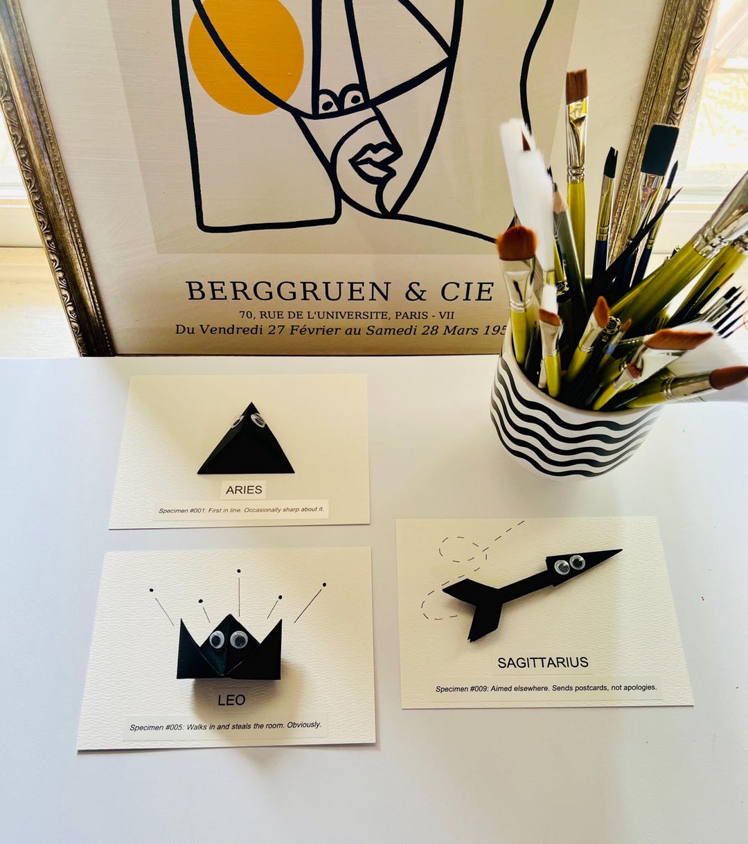 Fire Signs - Set of 3 Zodiac Specimens | Aries Leo Sagittarius Set ...