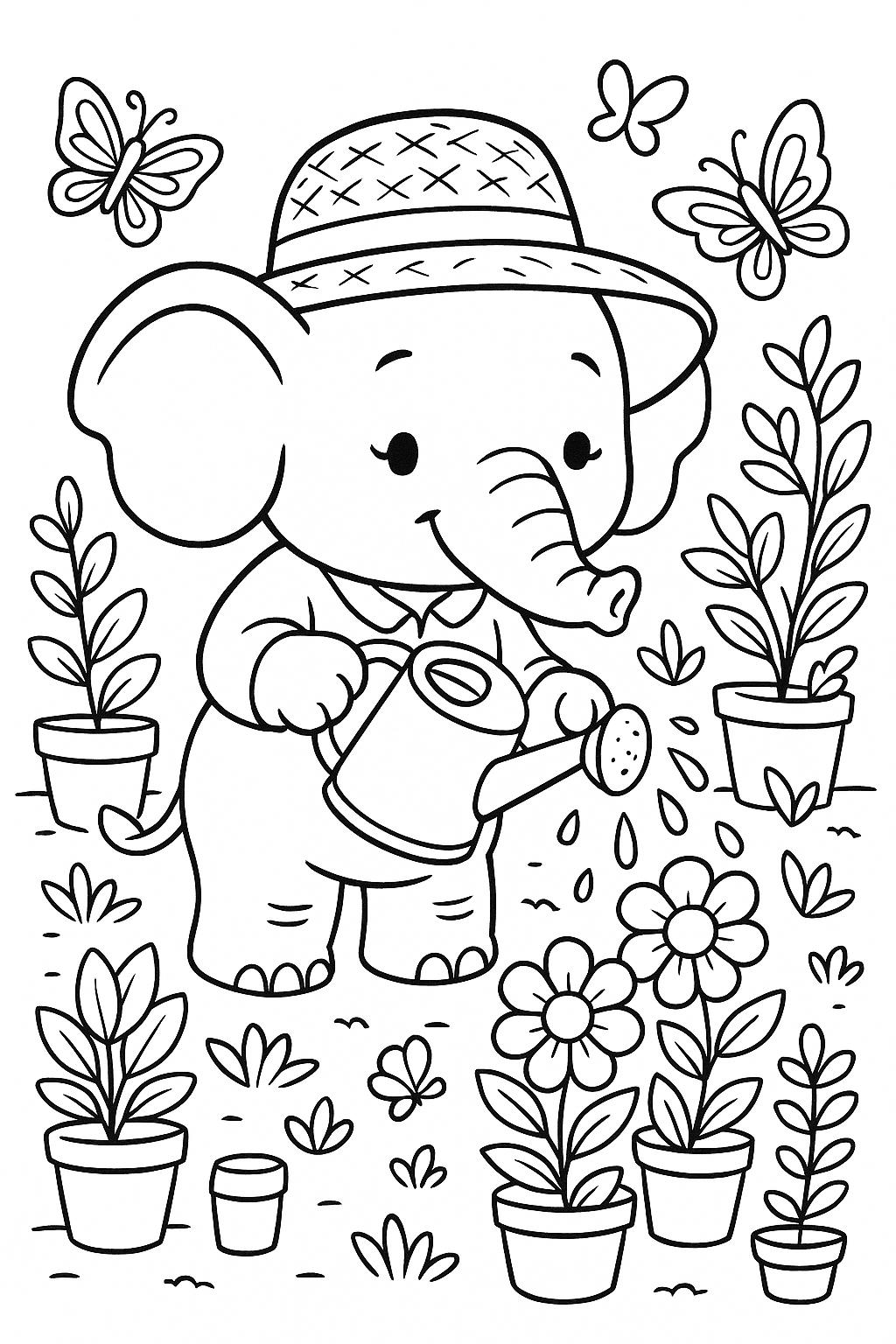 Animal Jobs Coloring Pages – 10 Printable PDF Sheets – Cute Animals in ...