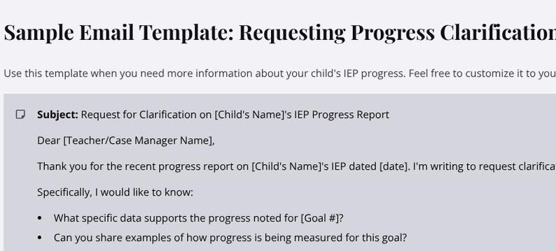 IEP Monitoring Progress Checklist - Etsy