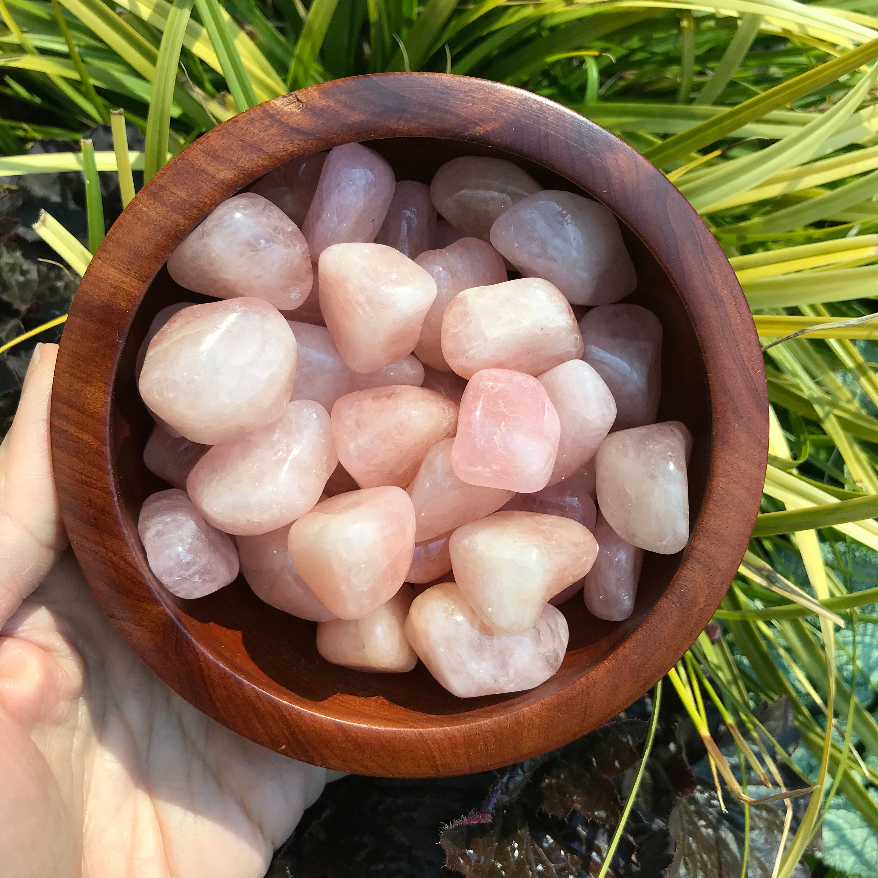 RARE peach Morganite Tumbled nigeria // Pink | Etsy