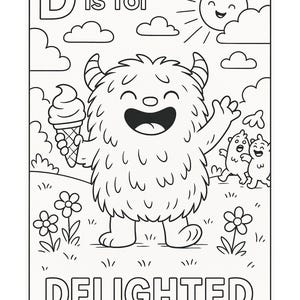 A to Z of Monster Emotions: A Coloring Journey for Emotional Awareness ...