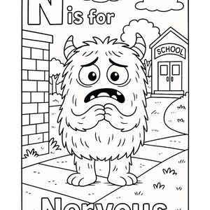 A to Z of Monster Emotions: A Coloring Journey for Emotional Awareness ...