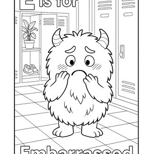 A to Z of Monster Emotions: A Coloring Journey for Emotional Awareness ...