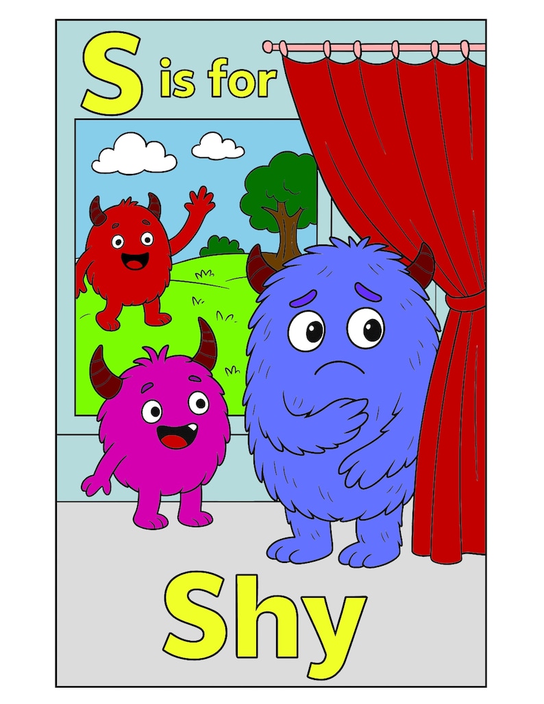 A to Z of Monster Emotions: A Coloring Journey for Emotional Awareness ...