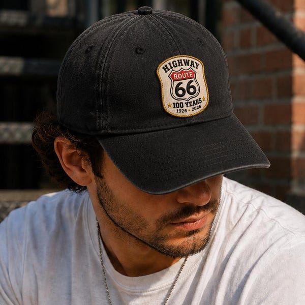 Route 66 Embroidered Cap - Etsy