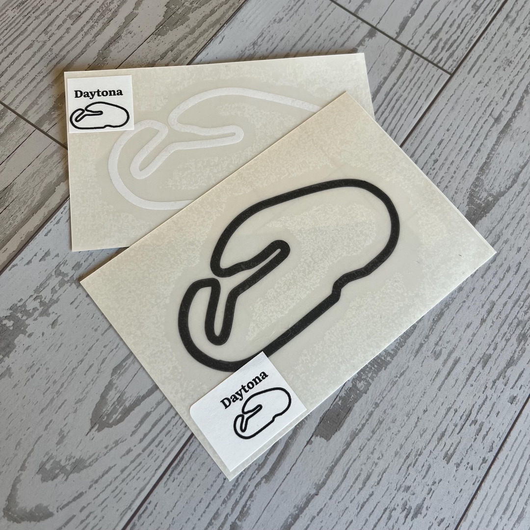 Daytona International Speedway Road Course Outline Vinyl Decal ...