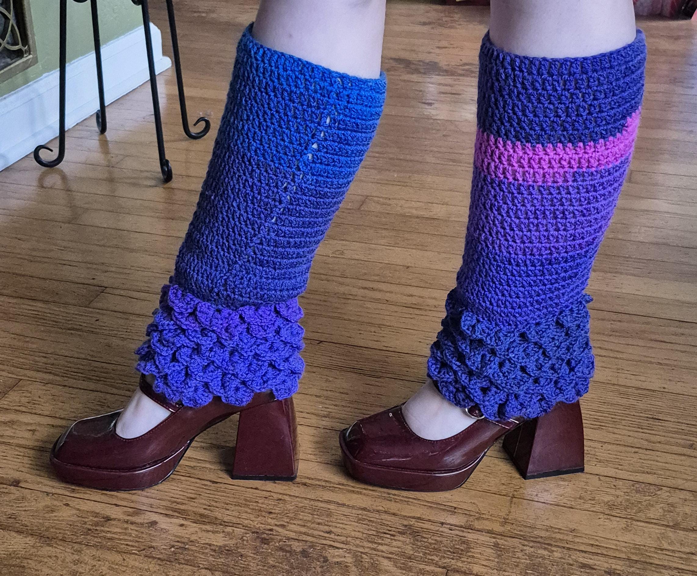 Mermaid Bell Bottom Leg Warmers - Etsy