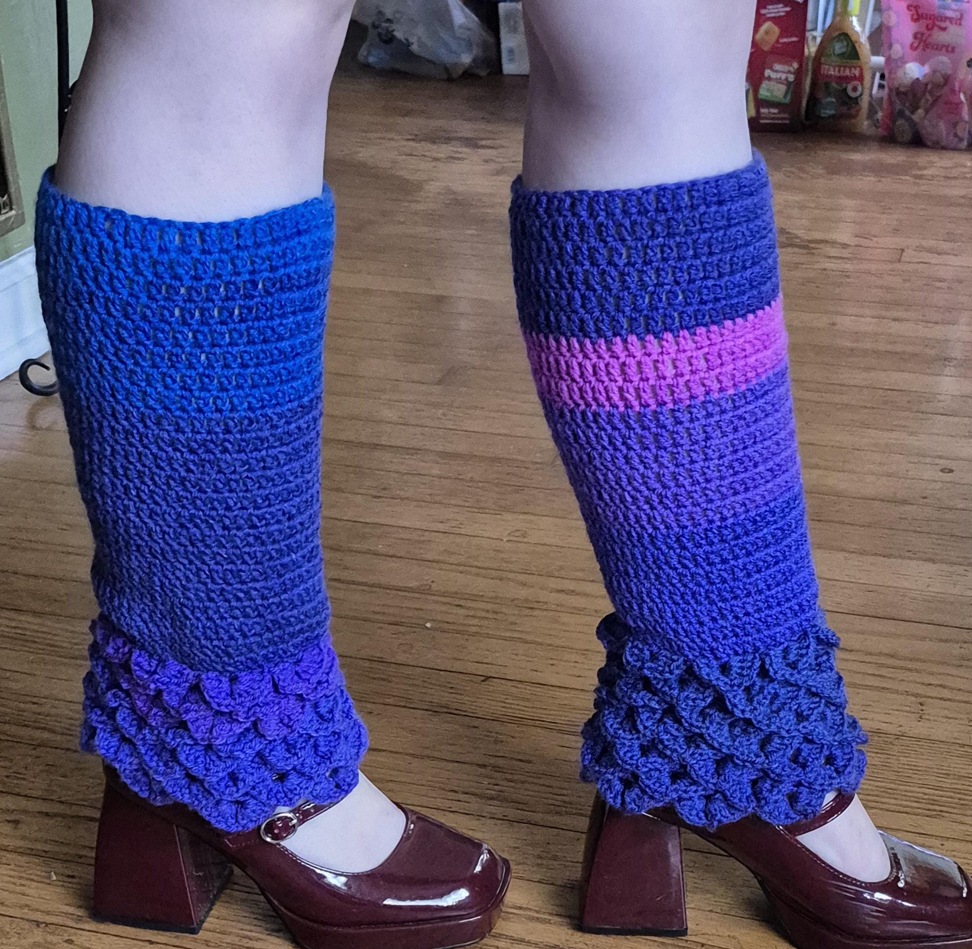 Mermaid Bell Bottom Leg Warmers - Etsy