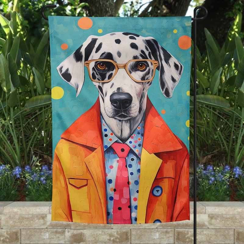 Dalmatian Garden Flag - Etsy