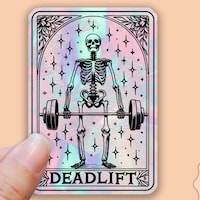 Dumbbell Sticker, Powerlifting Sticker, Weightlifting Sticker, Girls ...