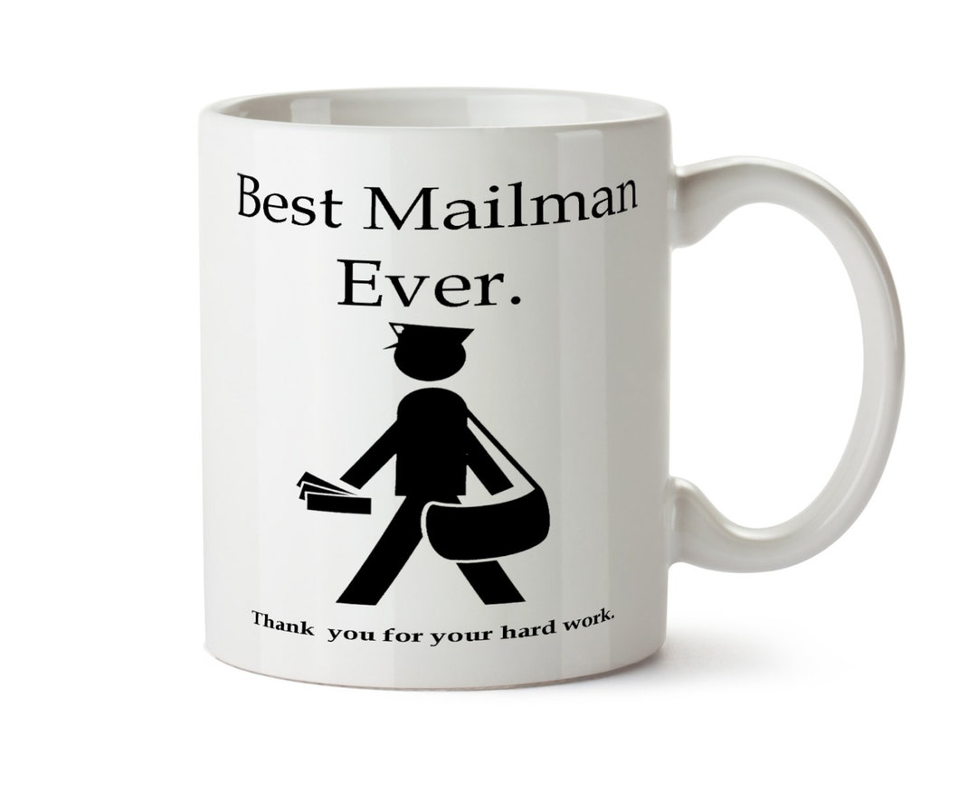 Mail Carrier Gift, Mail Carrier Mug, Best Mailman Ever, Postman Gift ...