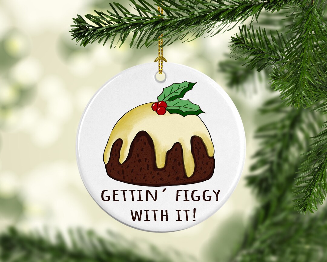 Gettin' FIGGY With It Bring Us Some Figgy Pudding FUNNY Christmas Tree ...