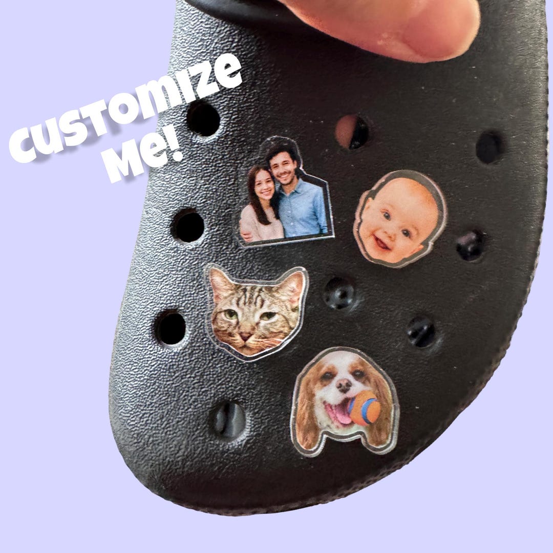 CUSTOM Acrylic Clog Charms, Die Cut Acrylic Shoe Charm, Custom Logo ...