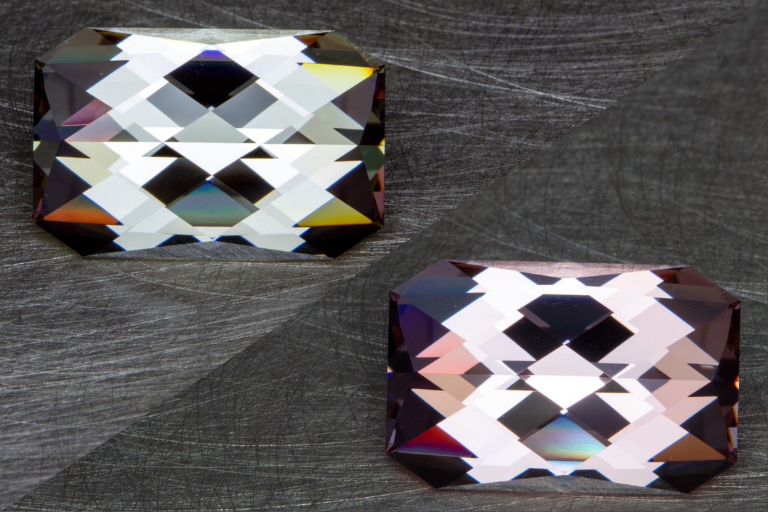 Neodymium YAG Yttrium Aluminum Garnet Lab Created Cream to Pink Color ...