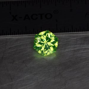 Luag Lutetium Aluminum Garnet Loose Lab Created Fluorescent Yellow ...