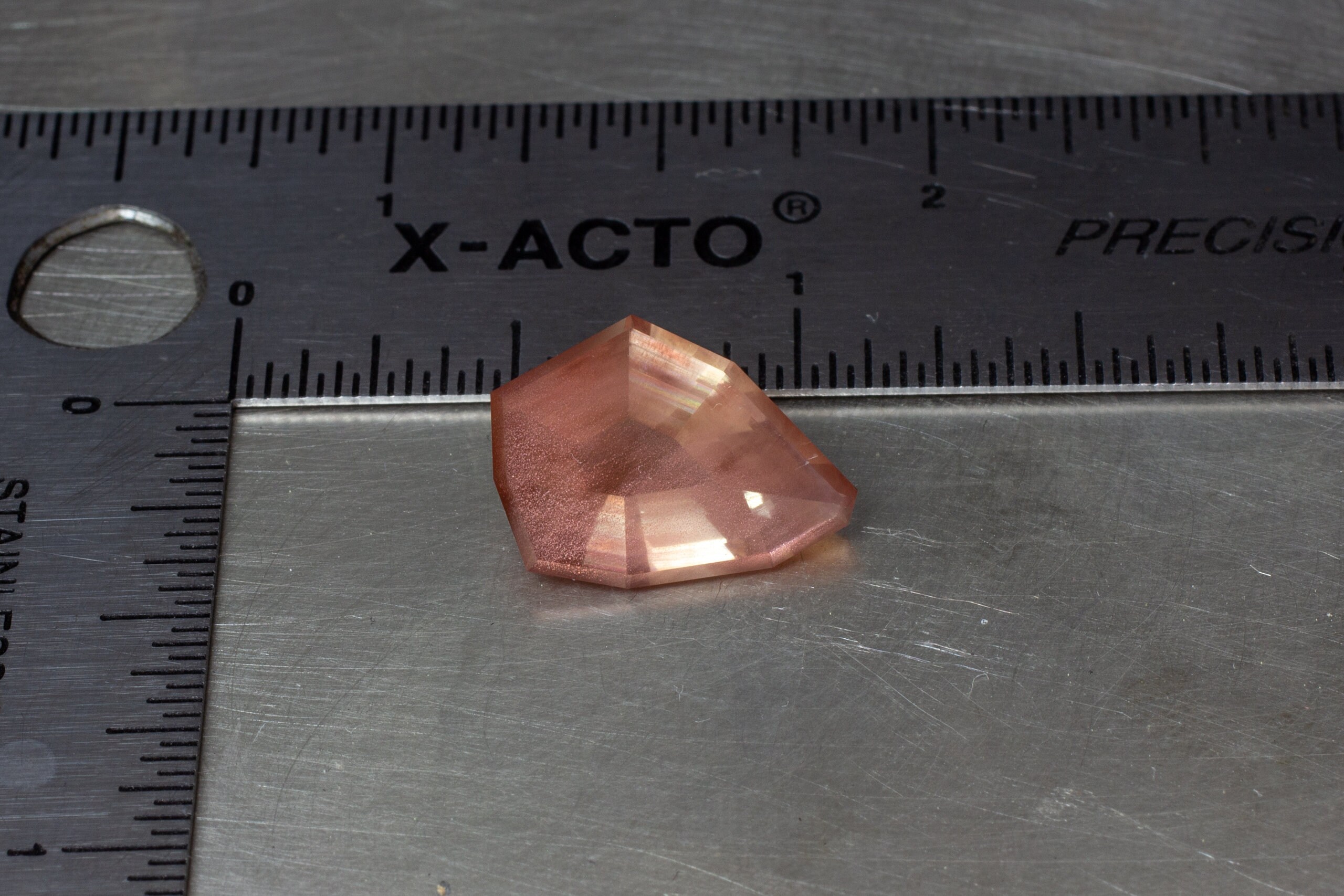 Natural Untreated Oregon Sunstone With Copper Schiller Precision Cut ...