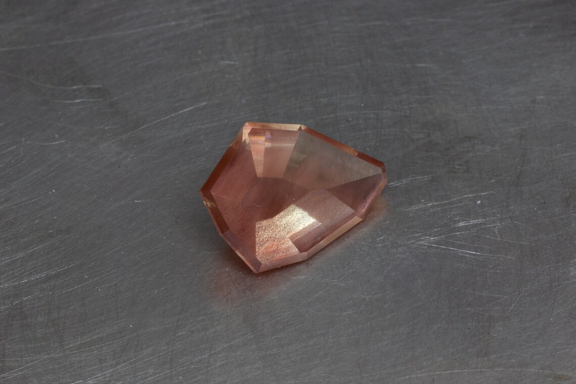 Natural Untreated Oregon Sunstone With Copper Schiller | Etsy