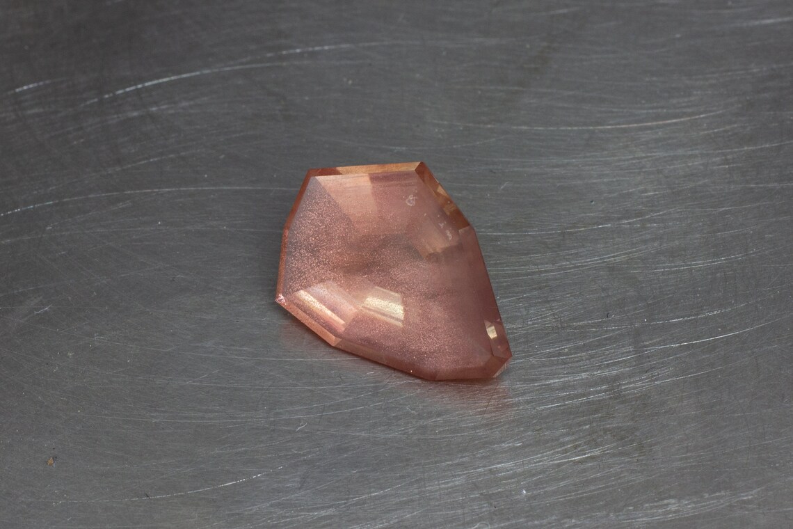 Natural Untreated Oregon Sunstone With Copper Schiller Precision Cut ...