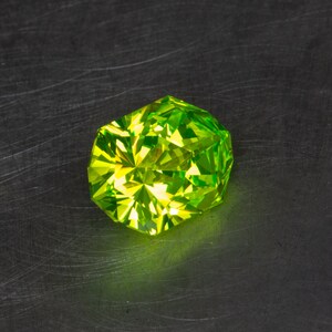 Luag Lutetium Aluminum Garnet Loose Lab Created Fluorescent Yellow ...