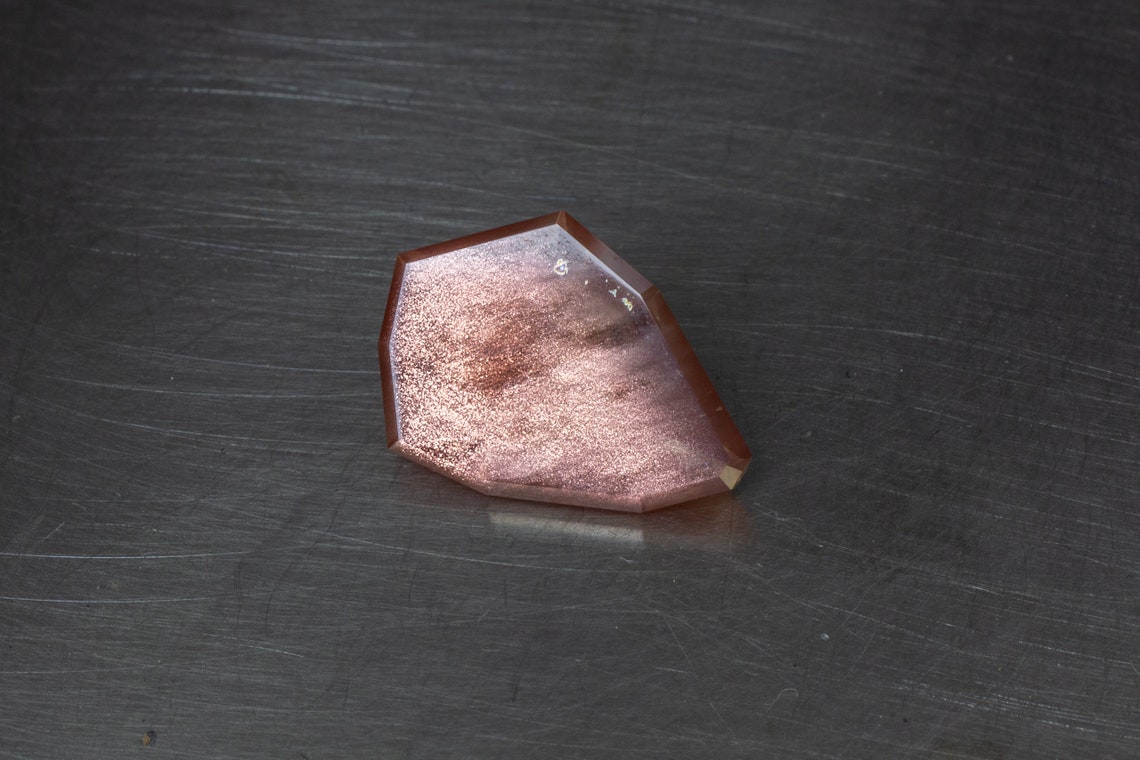 Natural Untreated Oregon Sunstone With Copper Schiller | Etsy