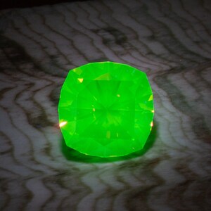 Luag Lutetium Aluminum Garnet Loose Lab Created Fluorescent Yellow ...