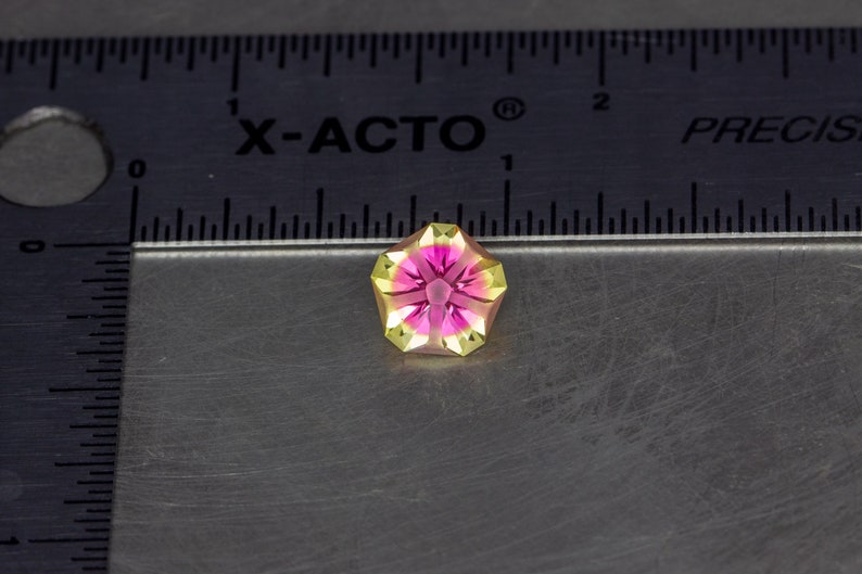 RESERVED -- Yellow and Pink Bi Color Sapphire Loose Lab Created Modern ...