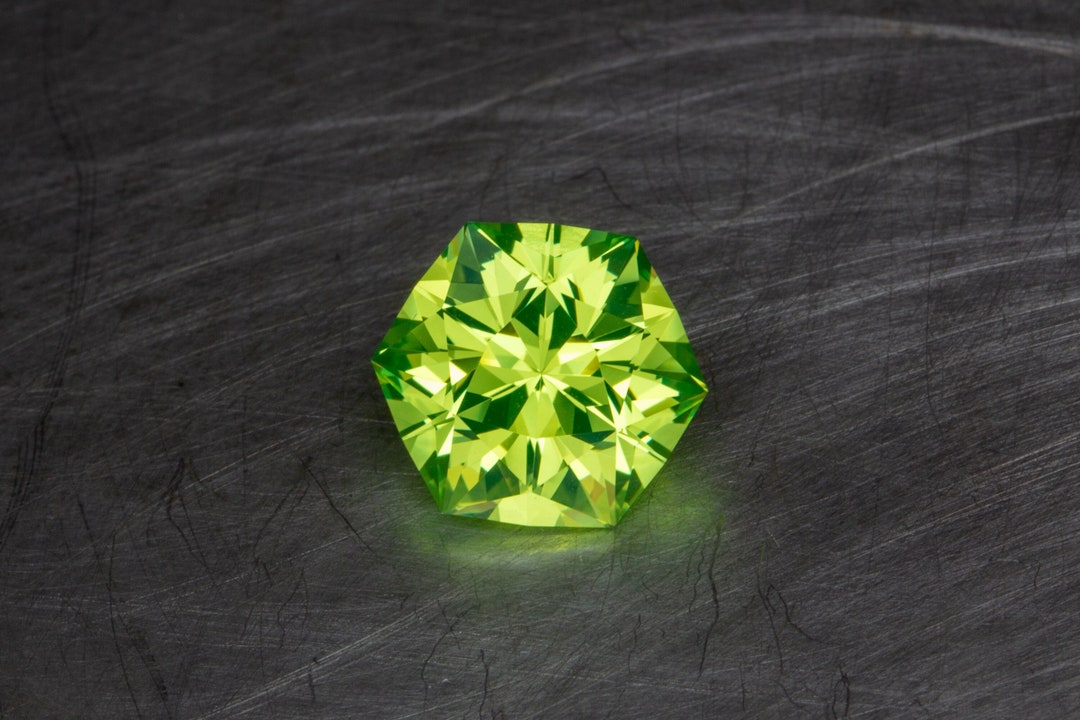 Luag Lutetium Aluminum Garnet Loose Lab Created Fluorescent Yellow ...