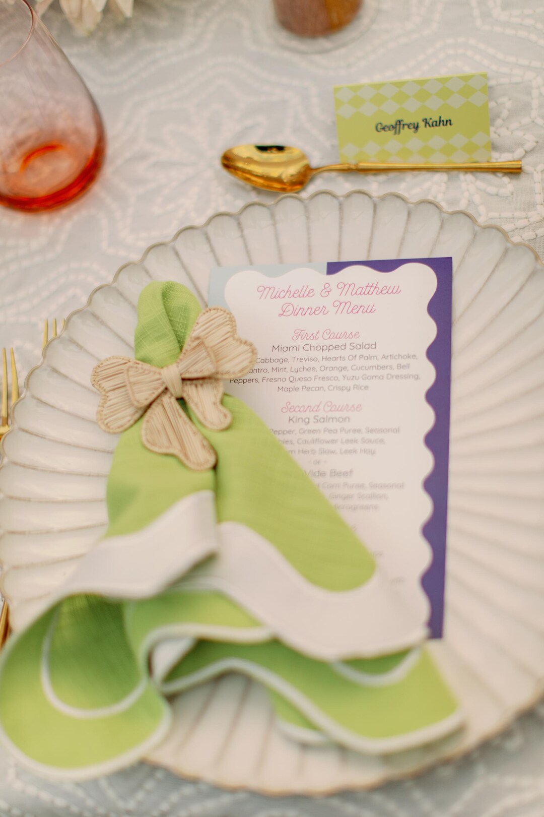 Wedding Place Cards; Art Deco Place Cards; Yellow Placecards: Modern ...