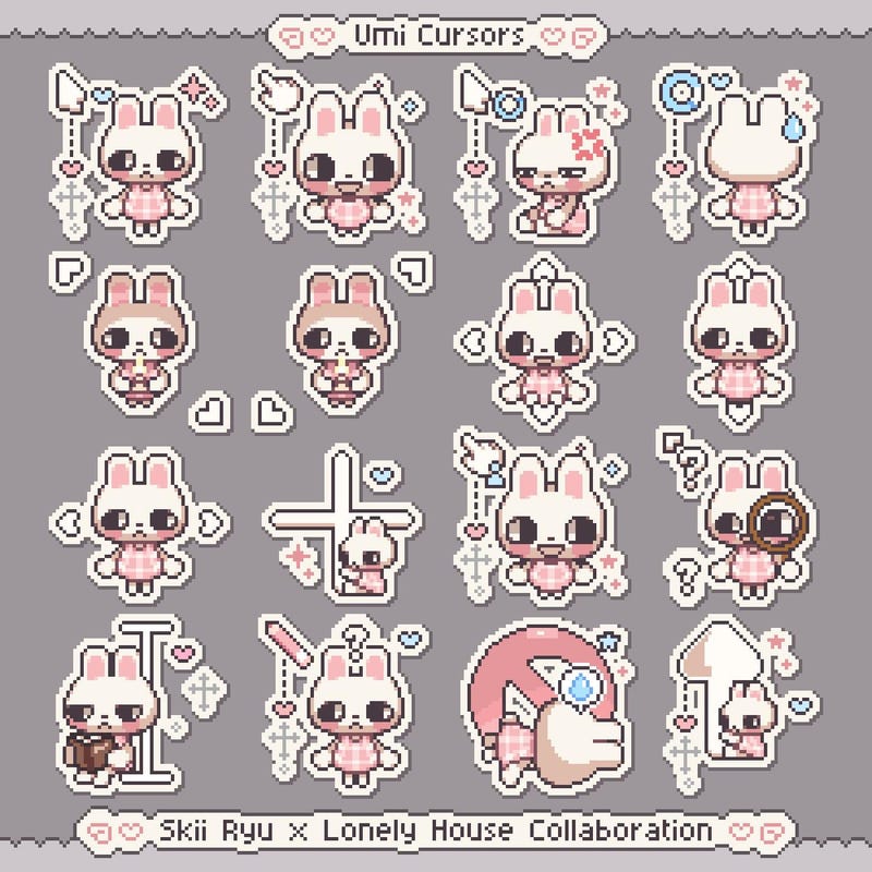 Kawaii Cursor Set - Etsy
