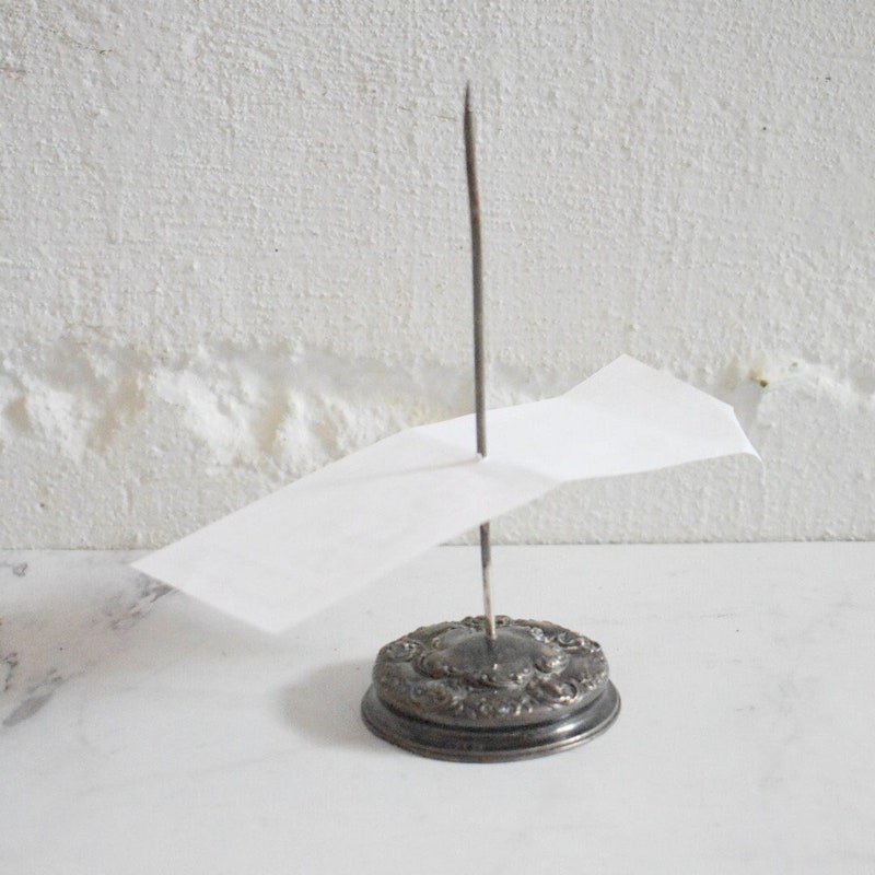 Vintage Receipt Spike - Etsy