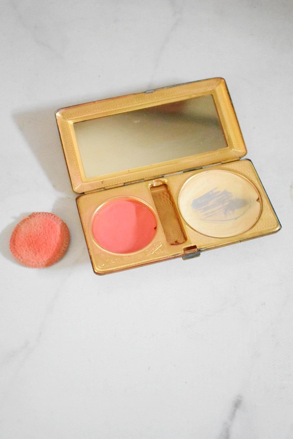 Shari Longlois New York vintage makeup compact - Gem