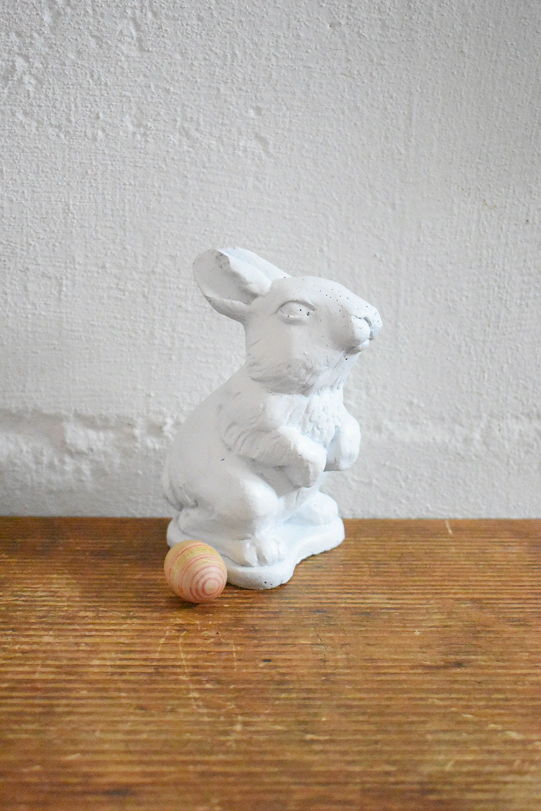 Vintage Cement Baby Bunny Garden Statue - Etsy