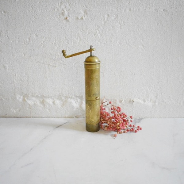 Brass Salt and Pepper Grinder - Etsy