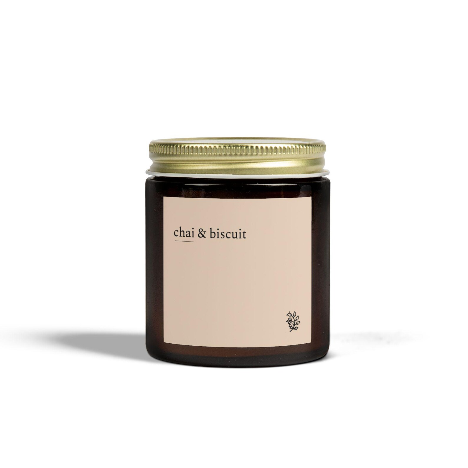 Chai & Biscuit Scented Candle: Cozy Indian Tea Fragrance - Etsy