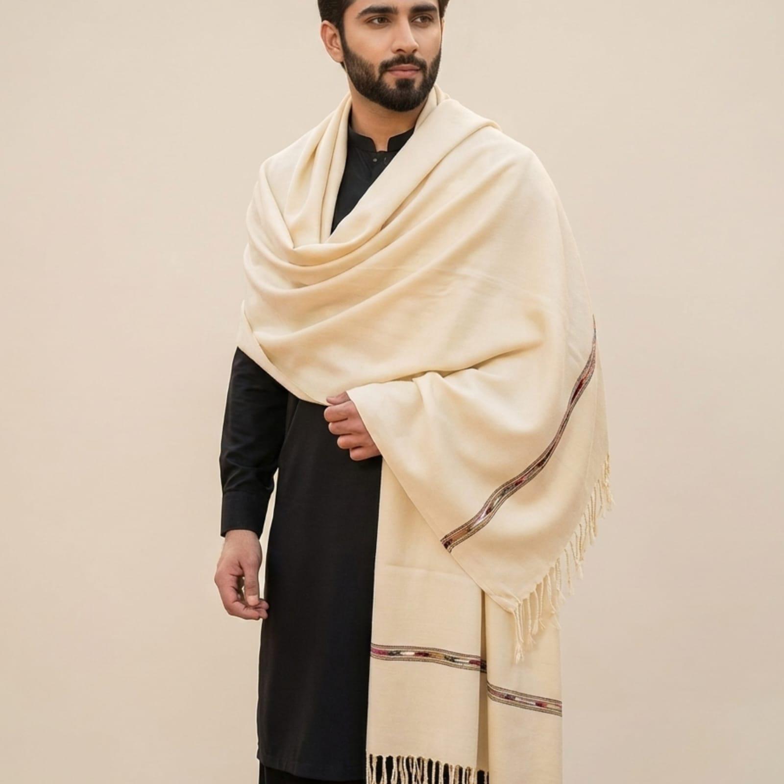 Pure Wool Shawl for Men - Handmade Pakistani Shawl - - Etsy