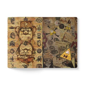 Gravity Falls Journal 1: Collectible Cartoon Fan Journal With Prints - Etsy