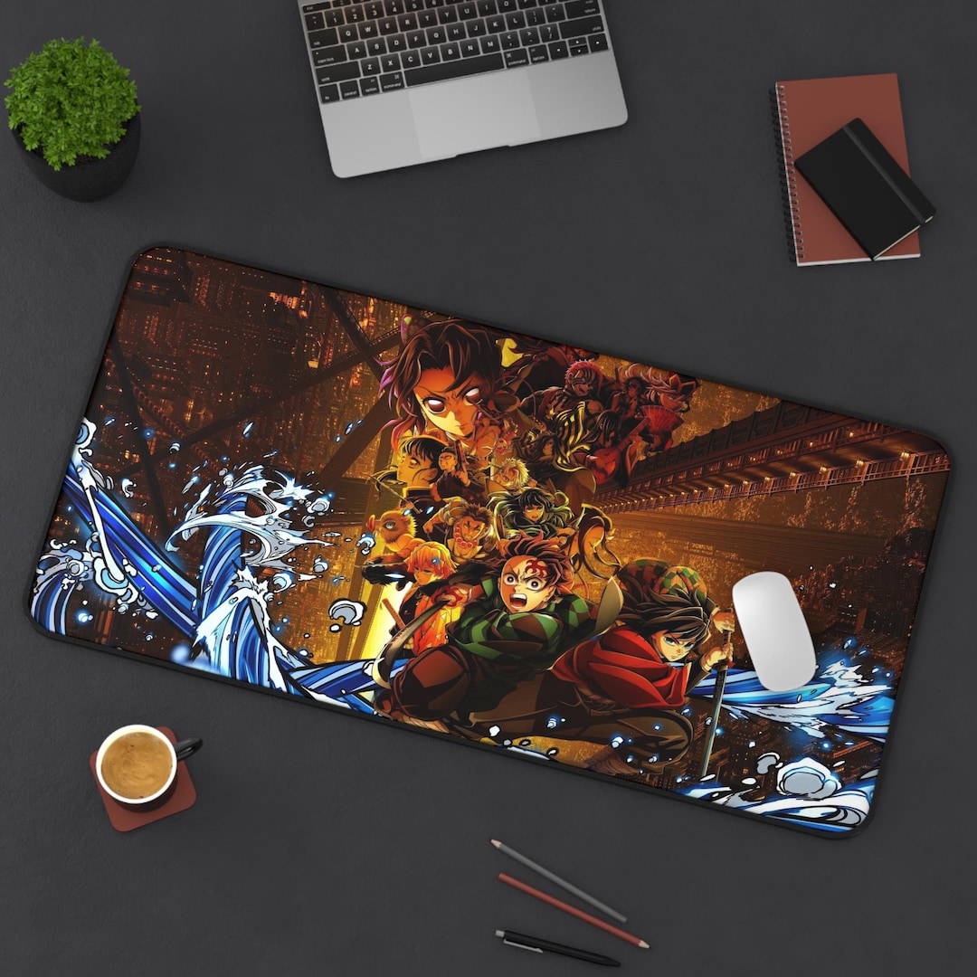 Demon Slayer XXL Mouse Pad, Anime Non-slip Desk Mat - Etsy