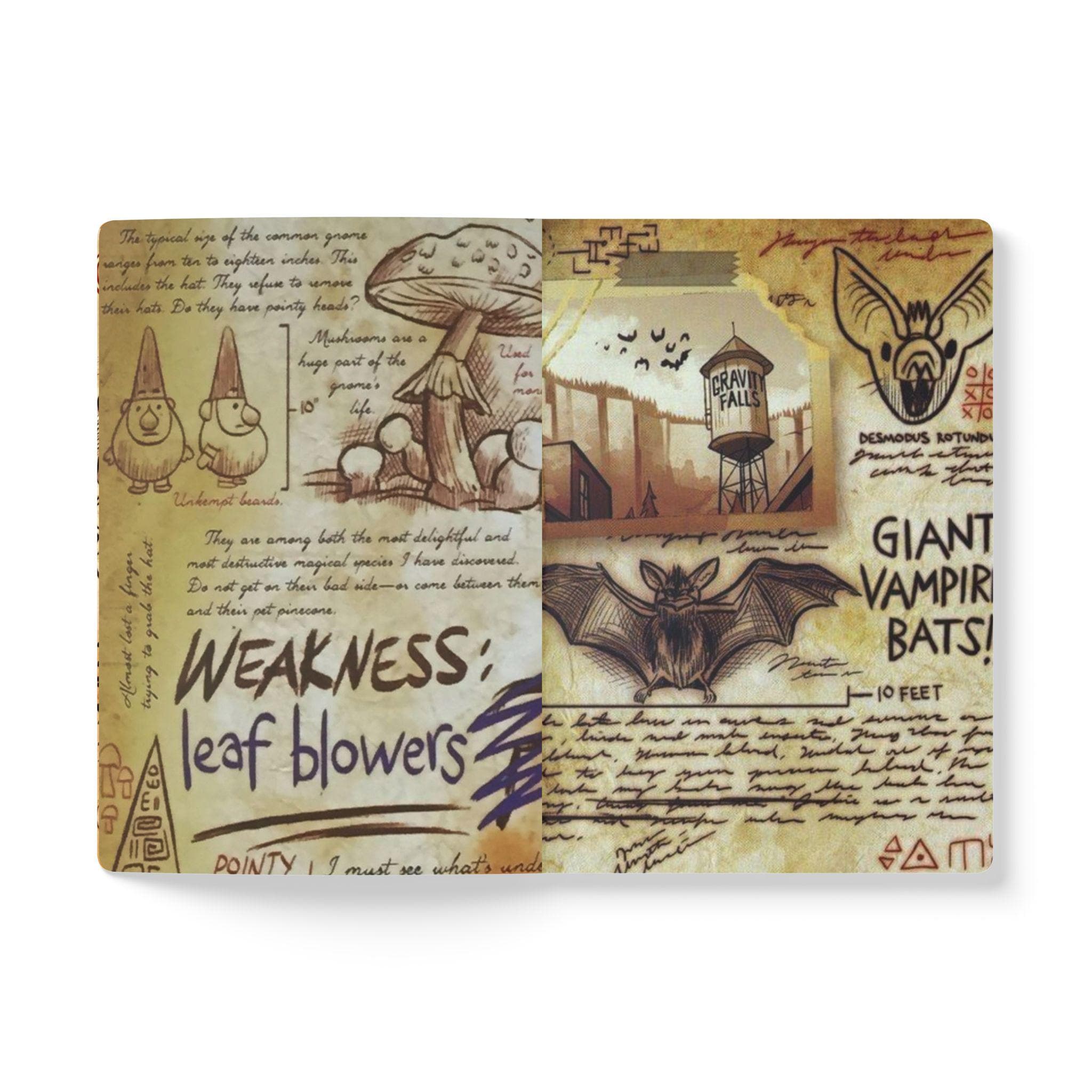 Gravity Falls Journal 1: Collectible Cartoon Fan Journal With Prints - Etsy