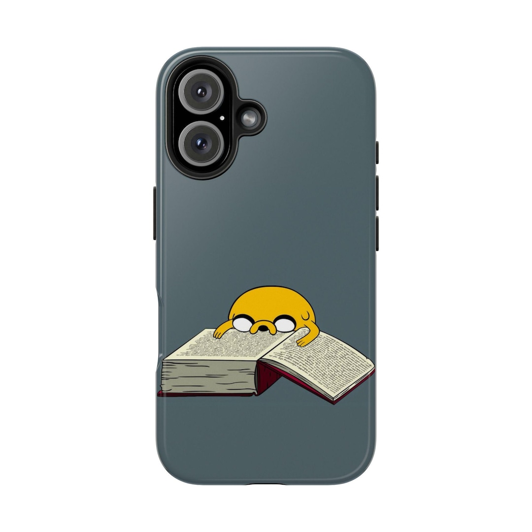 Adventure Time Jake Phone Case: Cartoon Yellow Dog, Book Lover Gift - Etsy