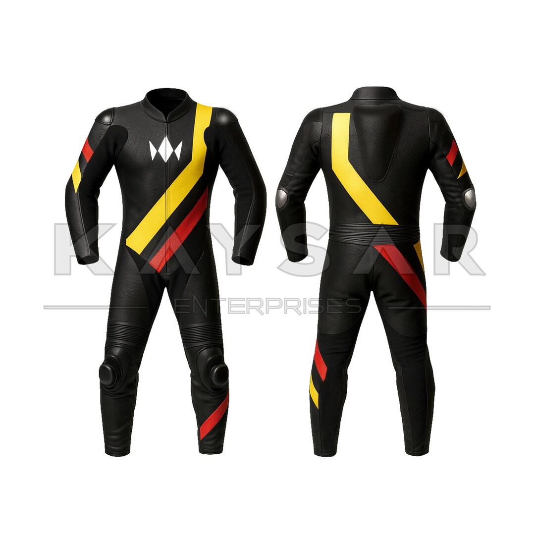KAYSAR “inferno”leather Motorcycle Racing Suit | CE Armoured One Piece ...