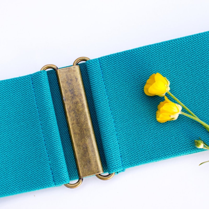Wide Fabric Belt - Etsy