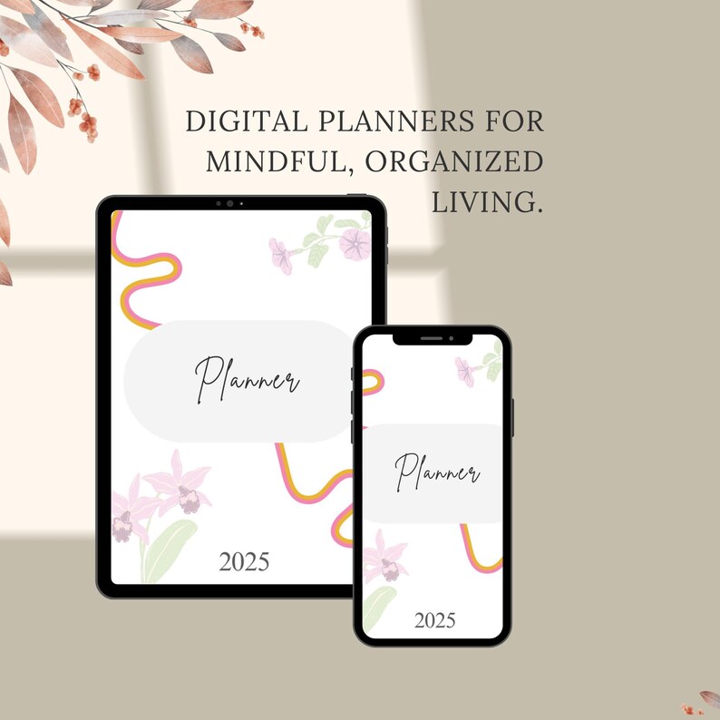 2025 Digital Planner – Minimalist Weekly - Monthly PDF- Planner Life, Organizer, Budget Tracker ...