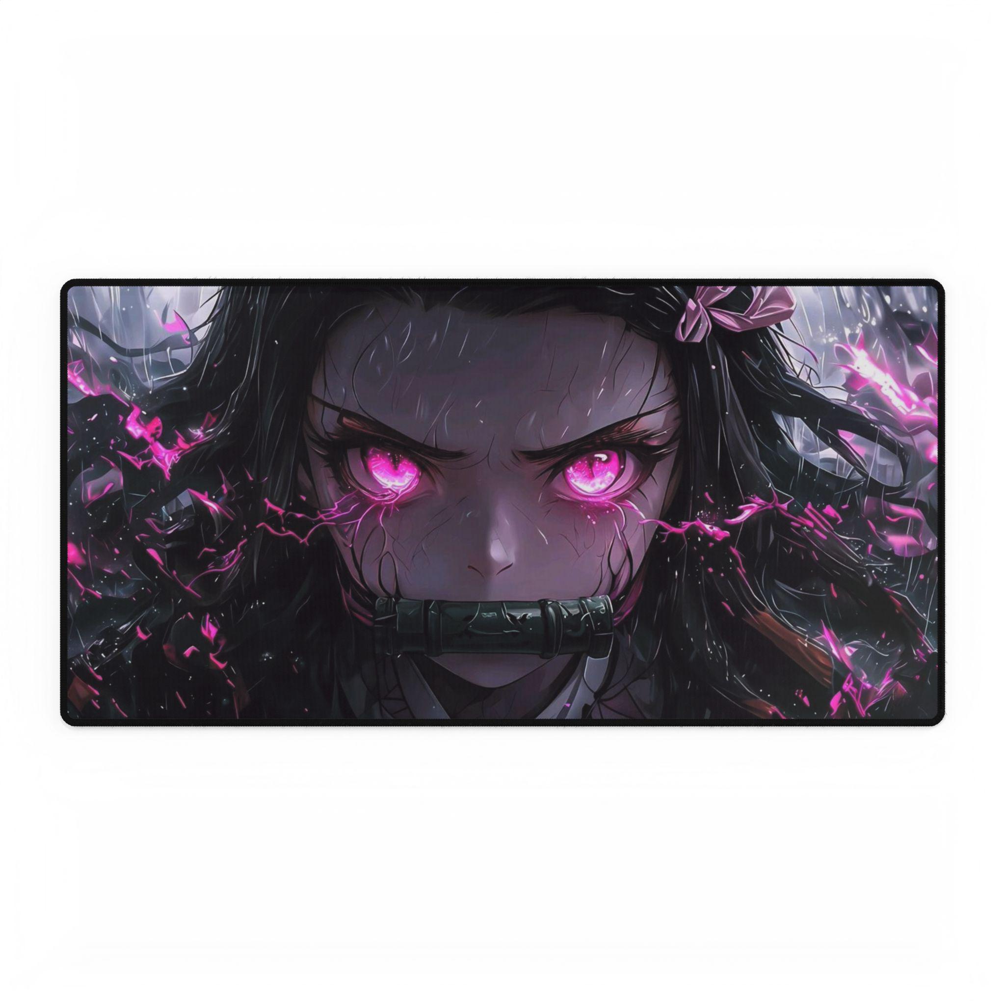 Anime-inspired Desk Mat, Nezuko Kamado Gaming Desk Pad, Decorative Desk ...