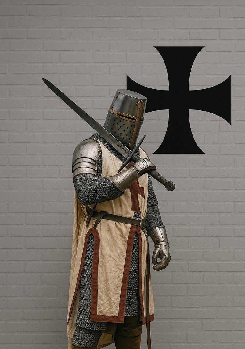 Medieval Knight Full Suit of Armor Combat Full Body Armour Halloween ...