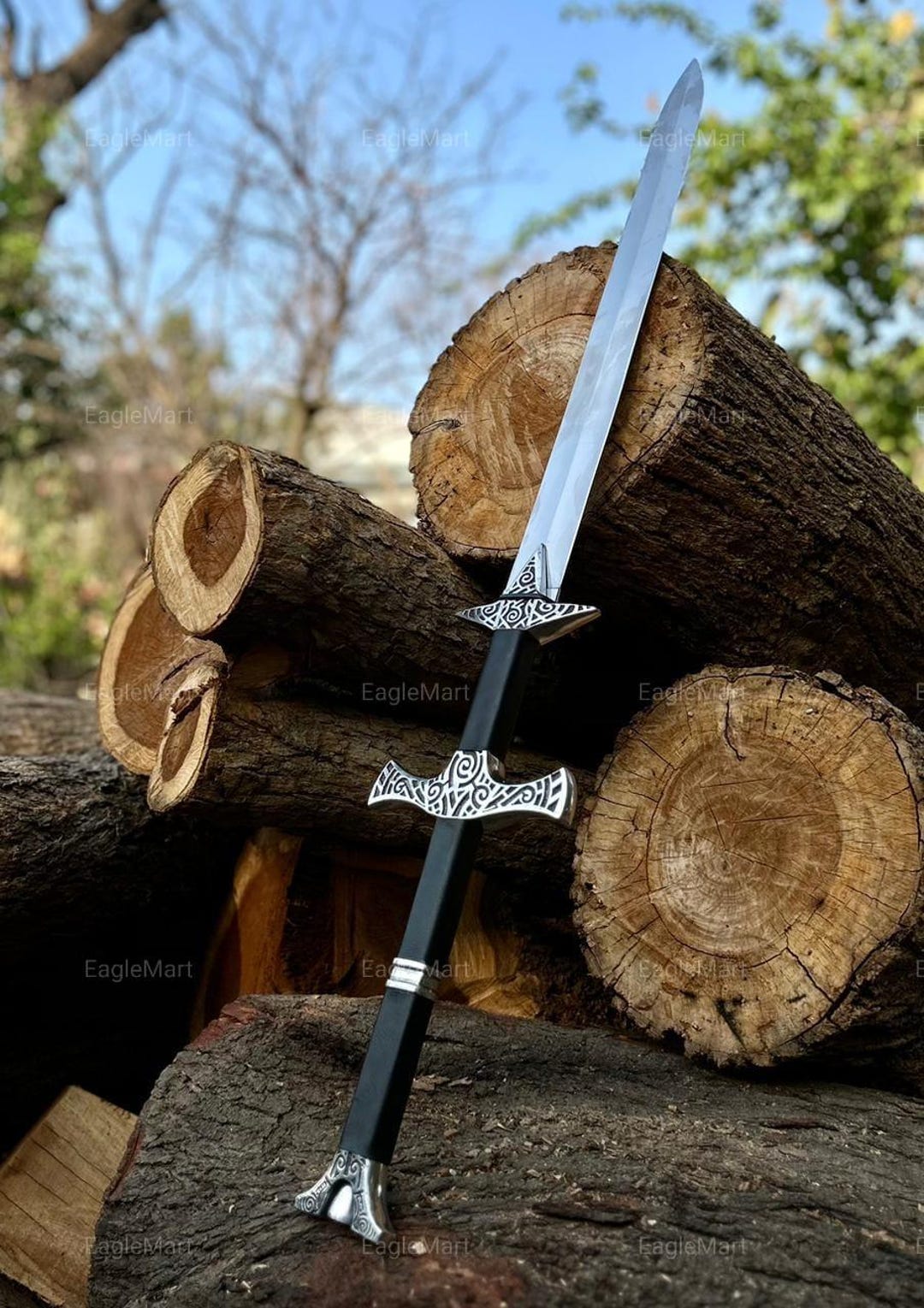 Hand-forged Skyrim Greatsword Replica: Dragonborn Cosplay Prop With ...